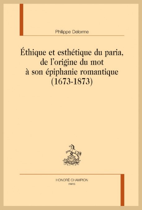 ÉTHIQUE ET ESTHÉTIQUE DU PARIA - ALTER - Arts/Langages : Transitions et Relations - Université ...